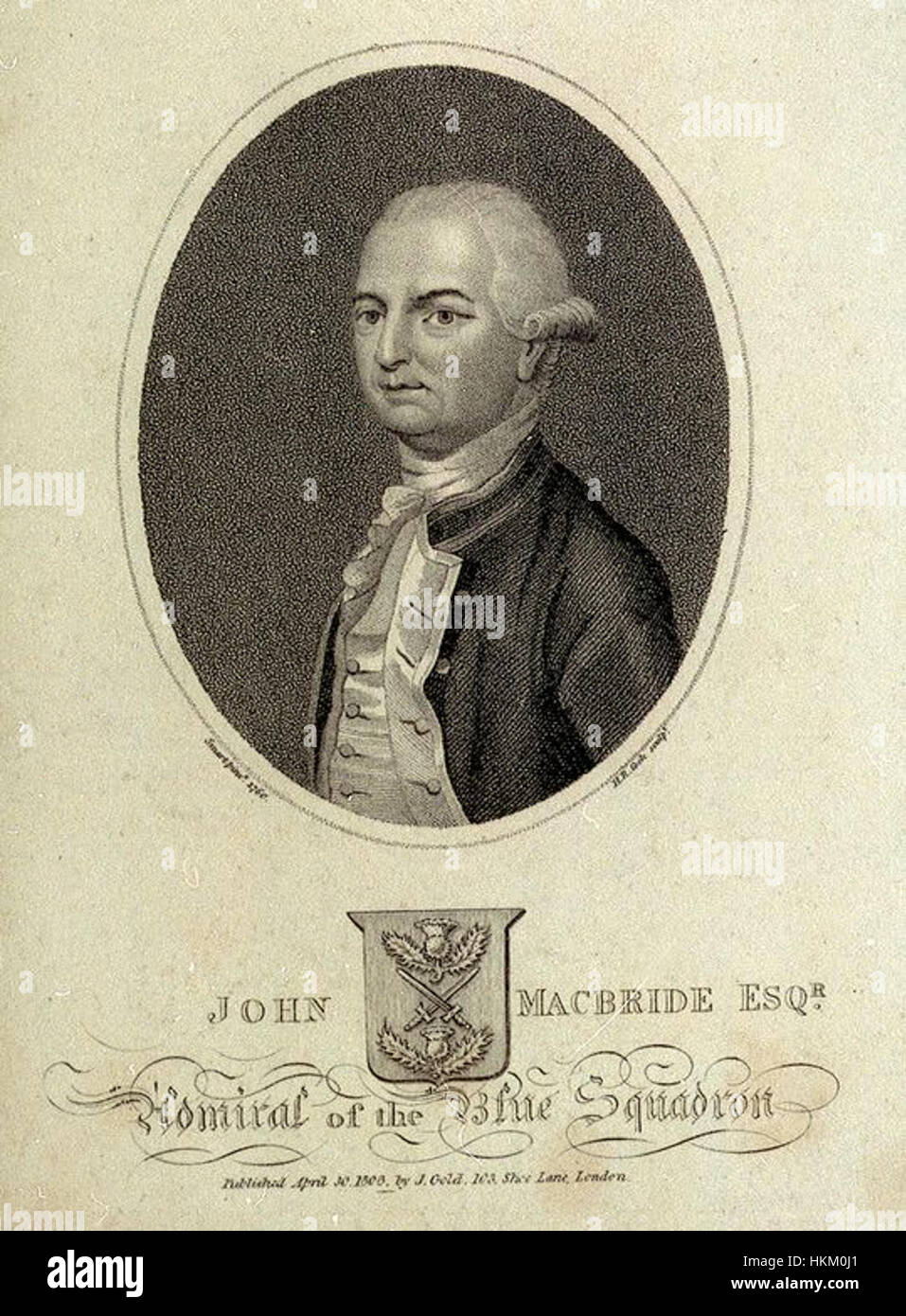 Admiral John MacBride Stock Photo - Alamy