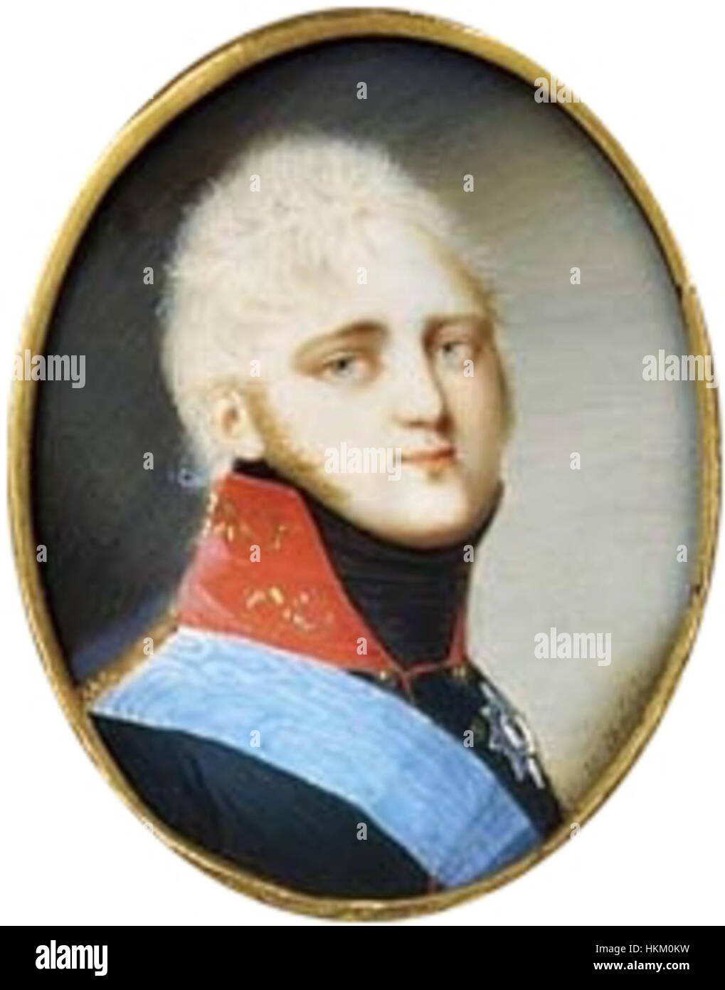 This portrait of Tsar Alexander I of Russia was painted by D. Bossi ...