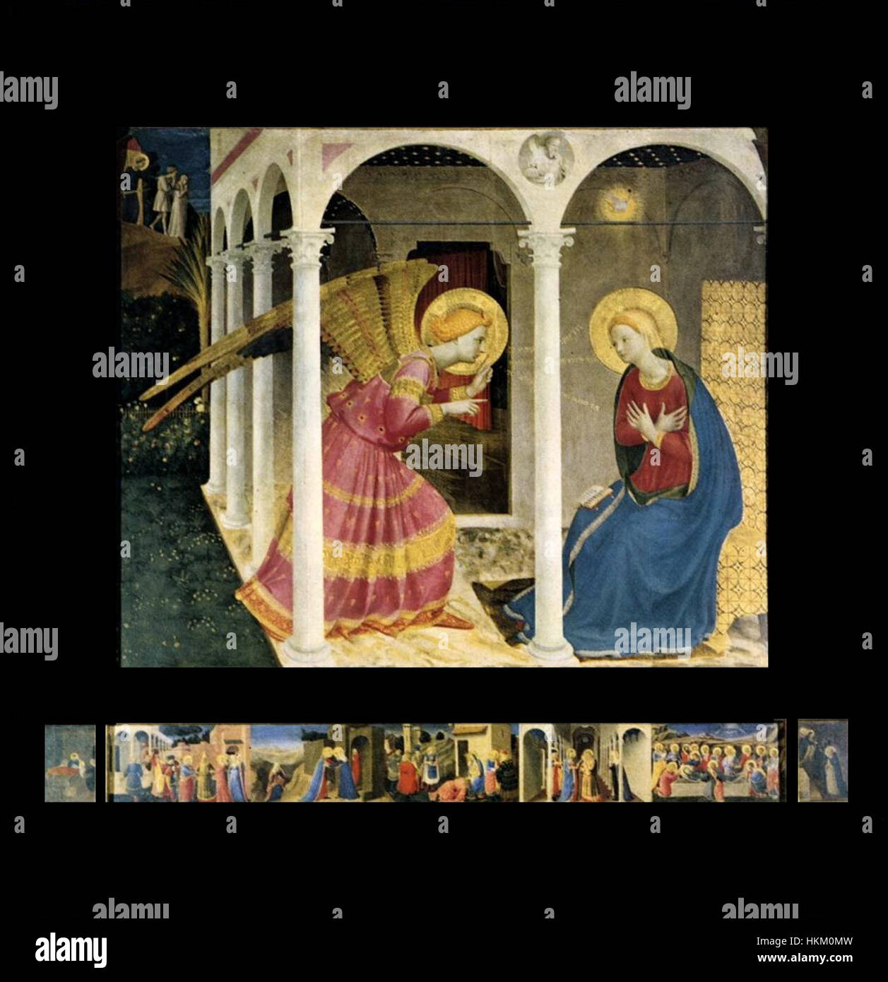 Angelico Annunciation (Cortona Stock Photo - Alamy