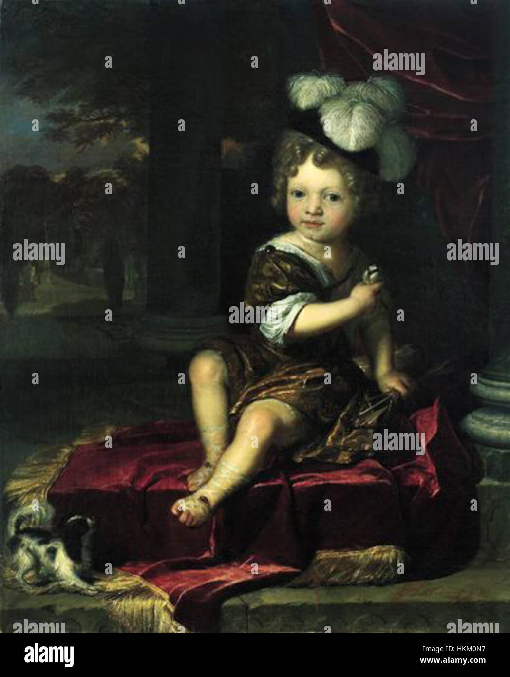 The 'Moor Child with a Tit' is a 16th-century painting that depicts a ...