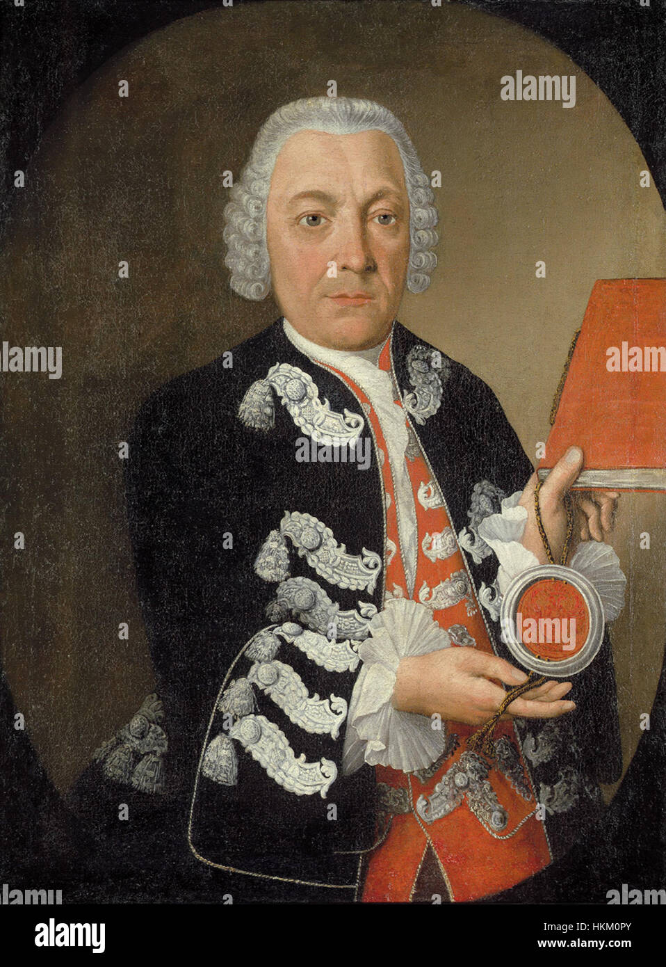 An 18th-century portrait of a noble figure, possibly depicting a ...