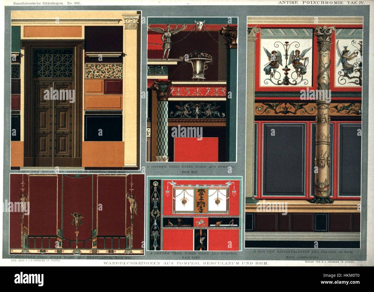 This artwork titled 'Antike Polychromie 3' explores ancient polychrome ...