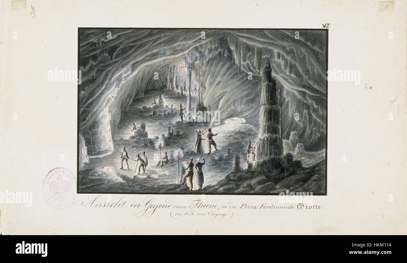 This painting by Alojzij Schaffenrath depicts the view of the throne in ...