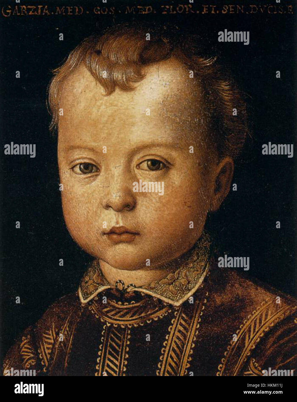 Angelo Bronzino's portrait of Garcia de' Medici reflects the artist's ...