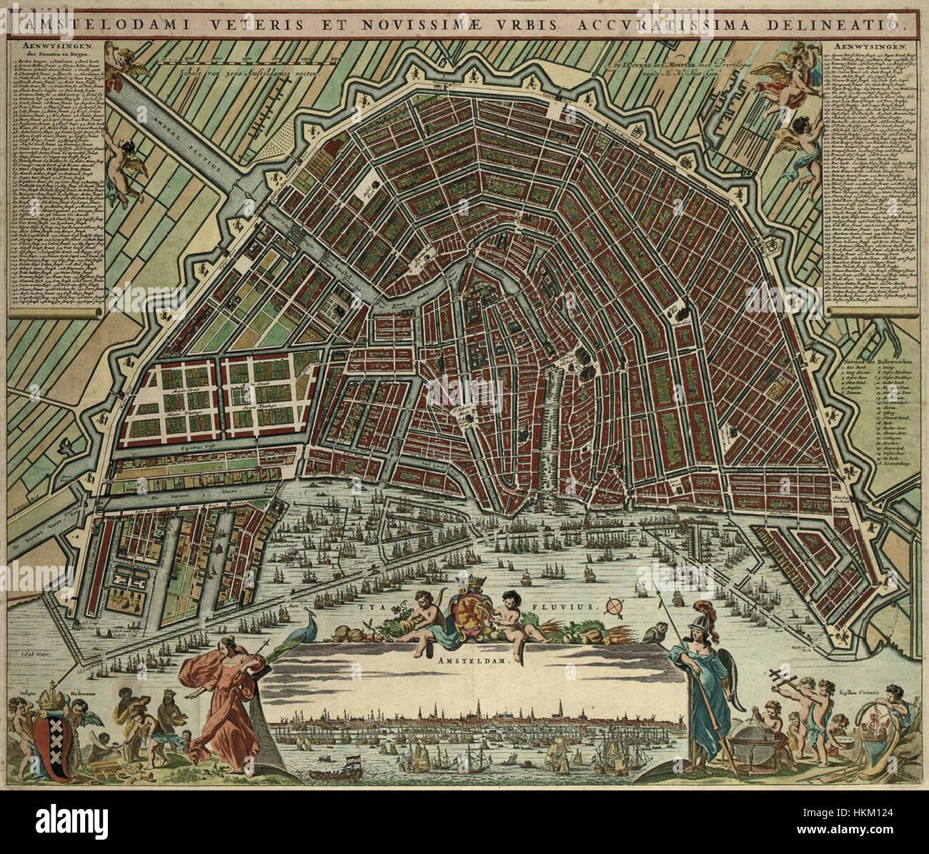 'Amsterdam 1700' is a depiction of the city of Amsterdam in the early ...