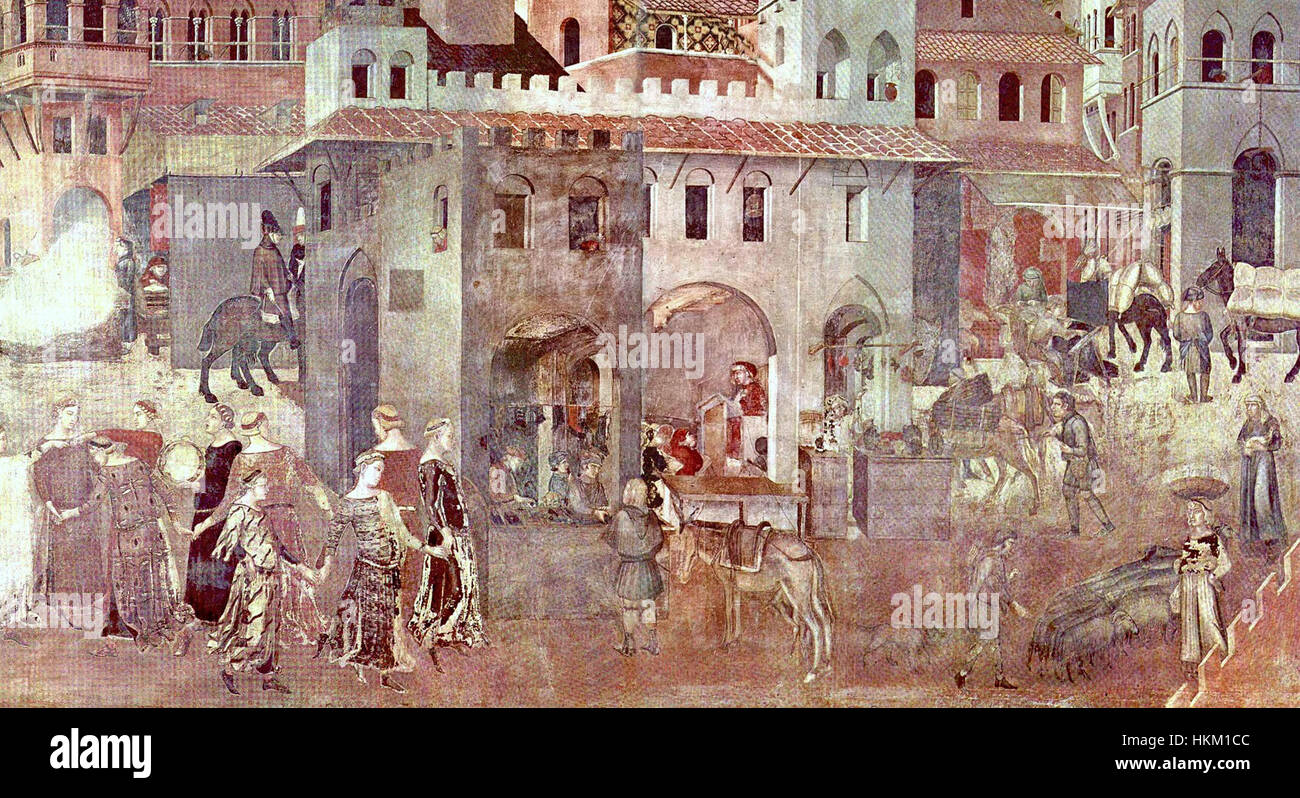 Ambrogio Lorenzetti’s 'Allegory of Good Government' is a fresco that ...