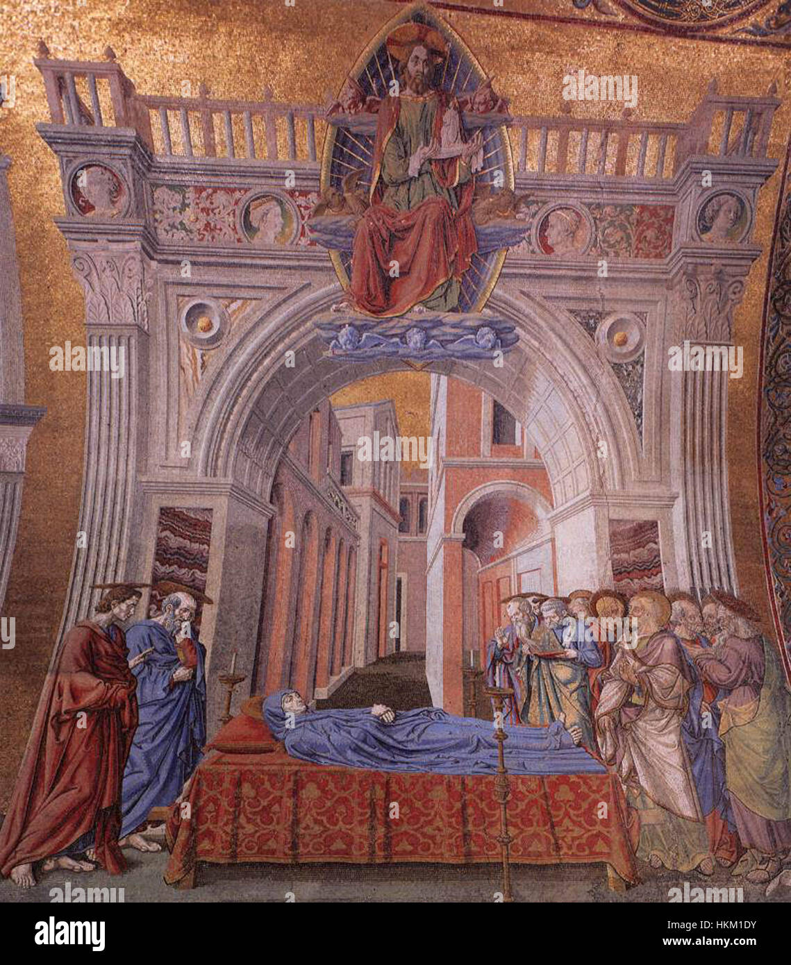 Andrea del Castagno's 'Dormition of the Virgin' depicts the Virgin Mary ...