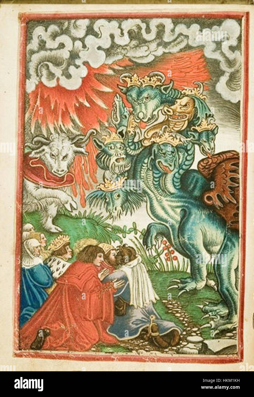 The 'Apokalypse Lutherbibel' is a 16th-century illustration from Martin ...
