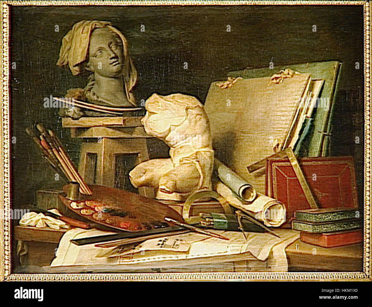 This artwork explores the key attributes of painting, sculpture, and ...