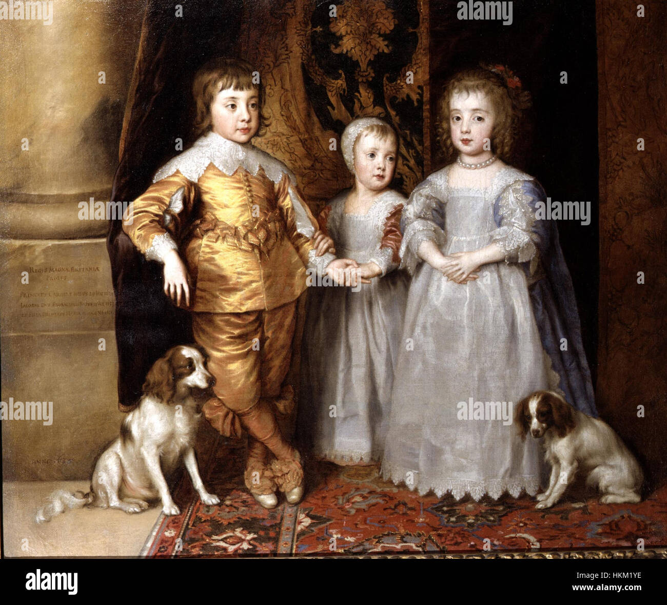 A classic portrait of a King Charles Spaniel, showcasing the dog’s ...
