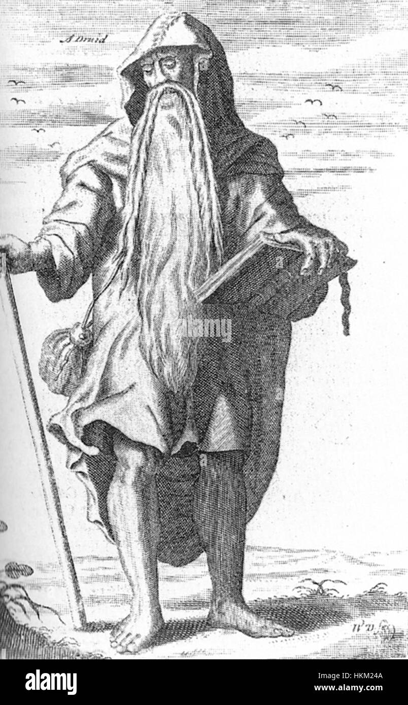 Druid illustration Black and White Stock Photos & Images - Alamy