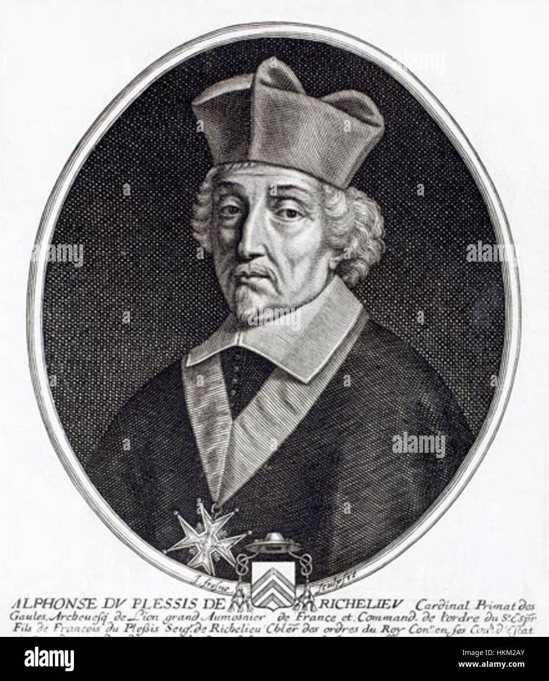 Alphonse-Louis du Plessis de Richelieu, depicted in this portrait, was ...