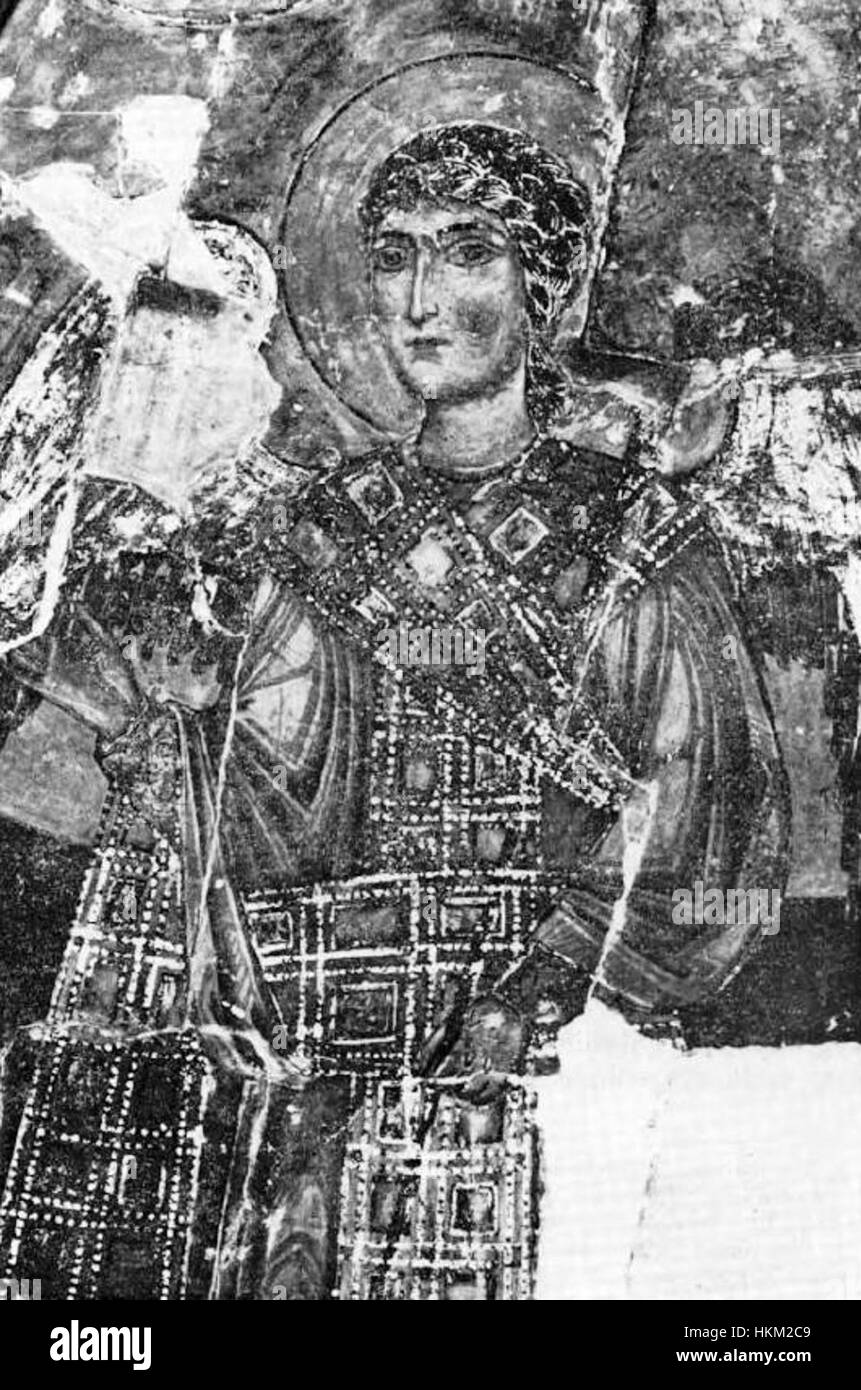 This detail of a fresco from the Ateni Sioni Church in Georgia depicts ...