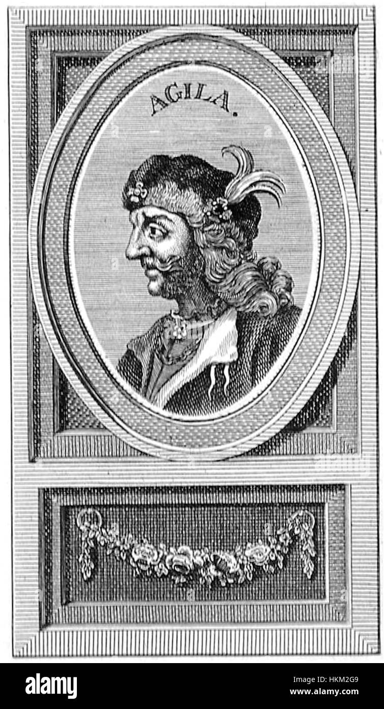 'Agila Rey Visigodo' is a painting that depicts the Visigothic King ...