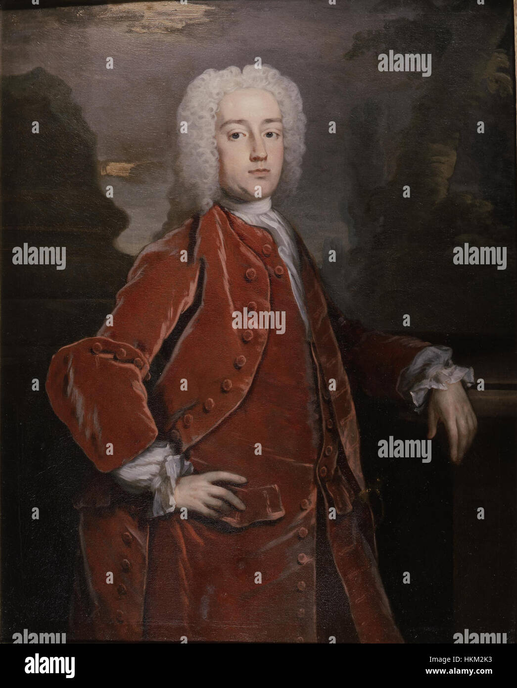 A portrait of Sir William Norwich, 4th Baronet, capturing his status ...