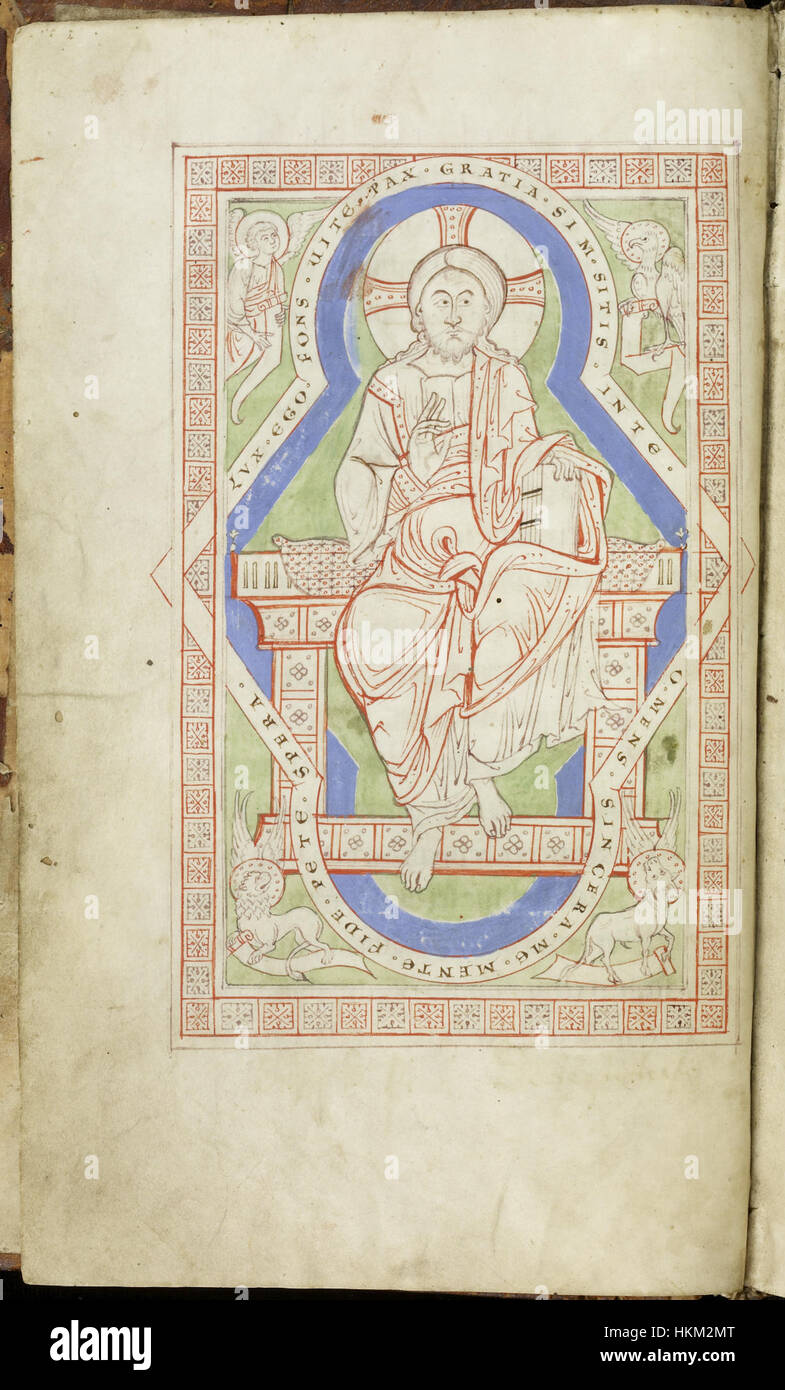 This leaf from a 15th-century Austrian missal features religious ...