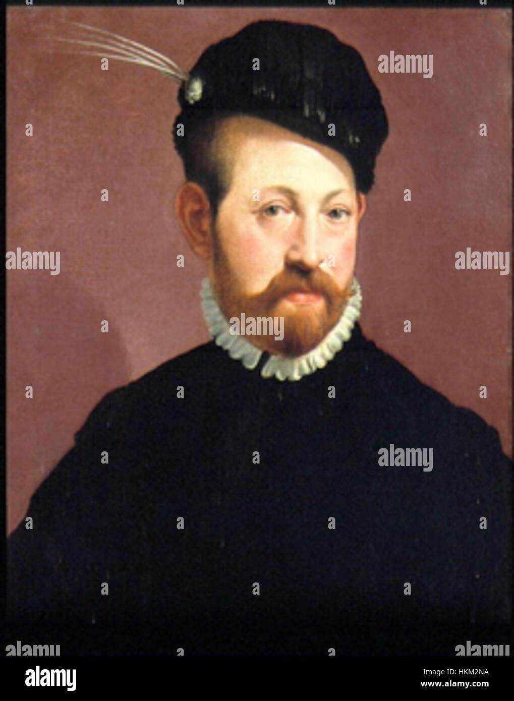 This portrait by Bartolomeo Passarotti from the Renaissance period ...