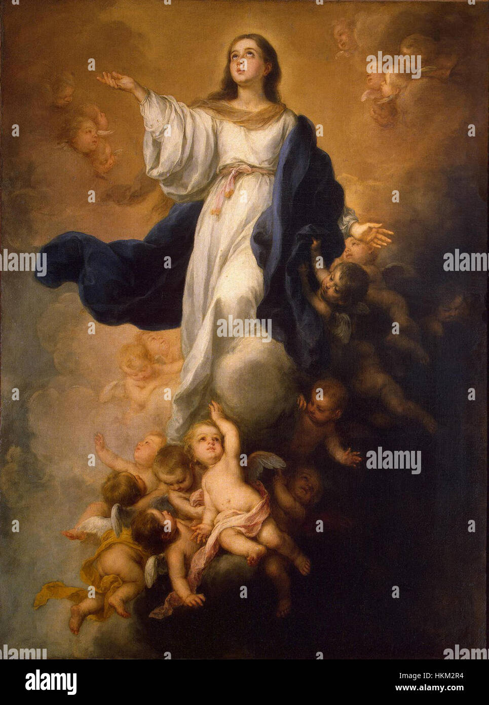This painting by Bartolomé Esteban Murillo, titled *Inmaculada ...