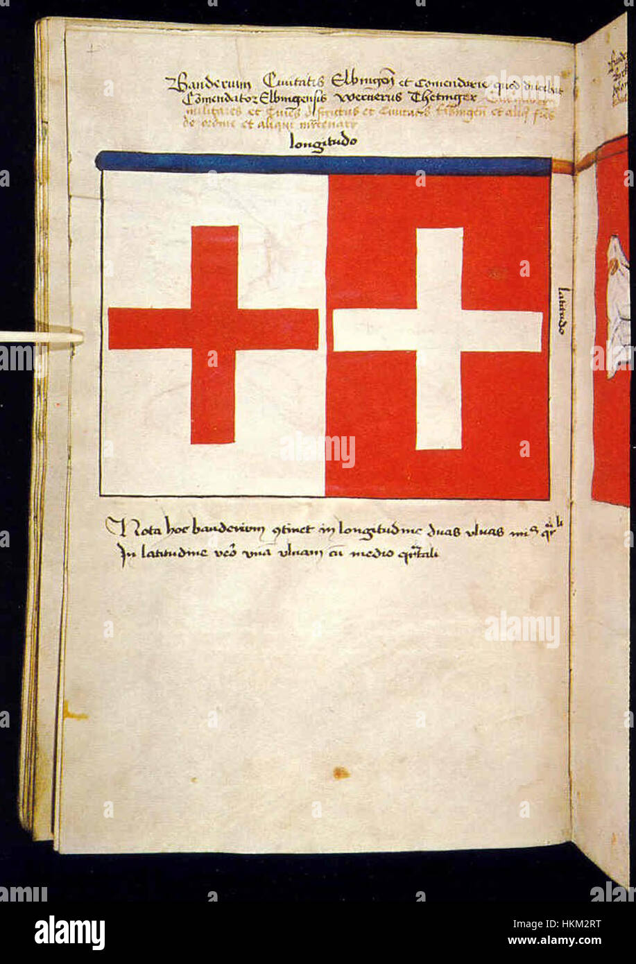 Banderia Prutenorum 12v is an artwork depicting the Prussian banners ...