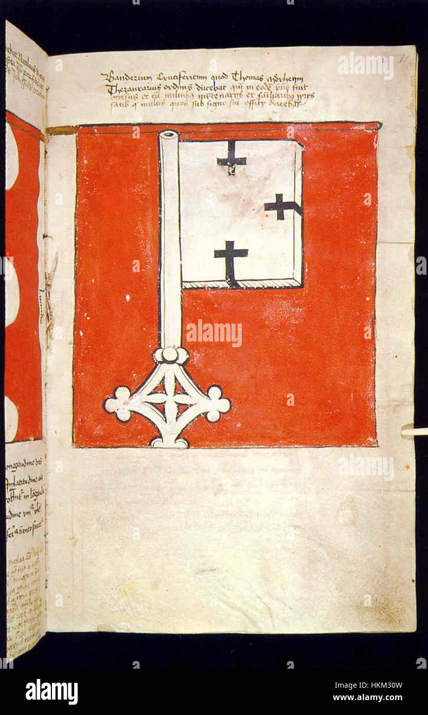 This artwork, 'Banderia Prutenorum 6r,' presents a detailed ...