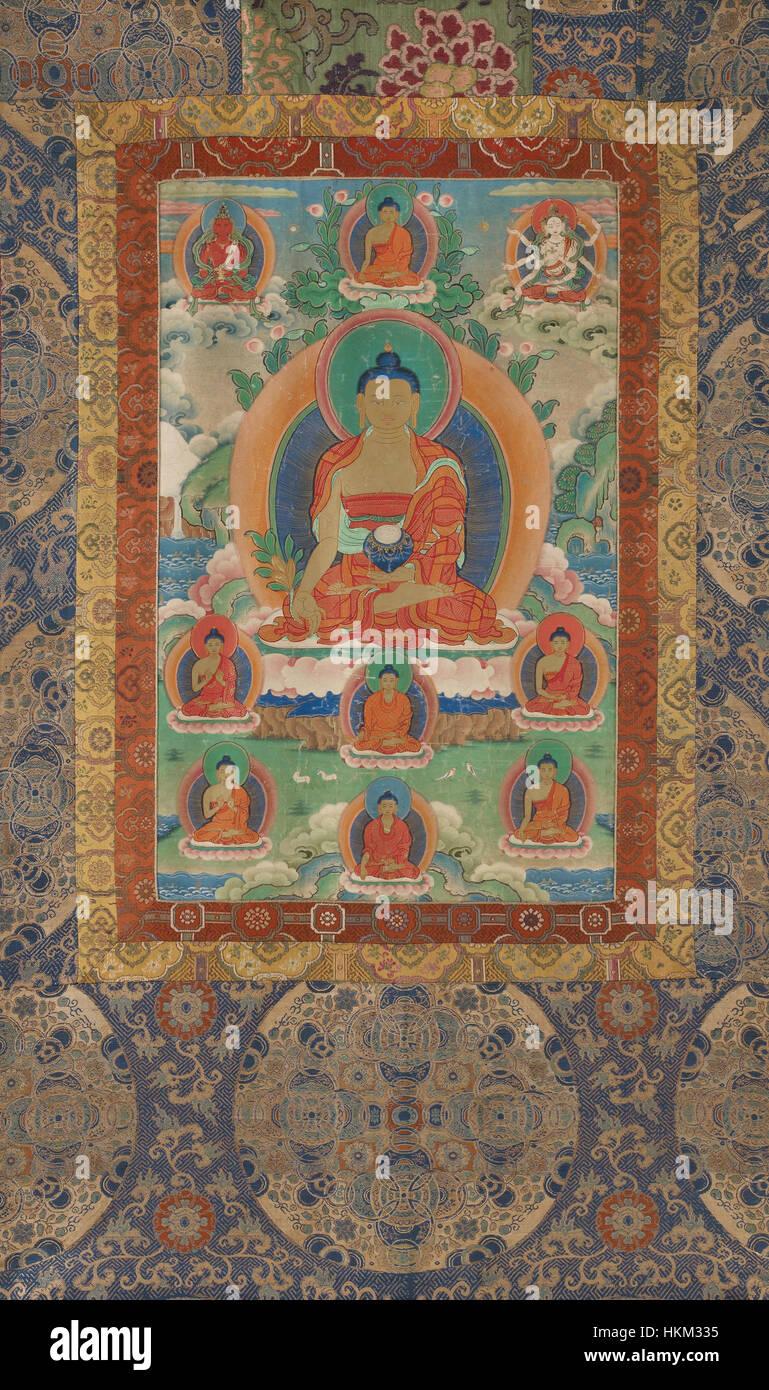 Medicine buddha thangka hi-res stock photography and images - Alamy