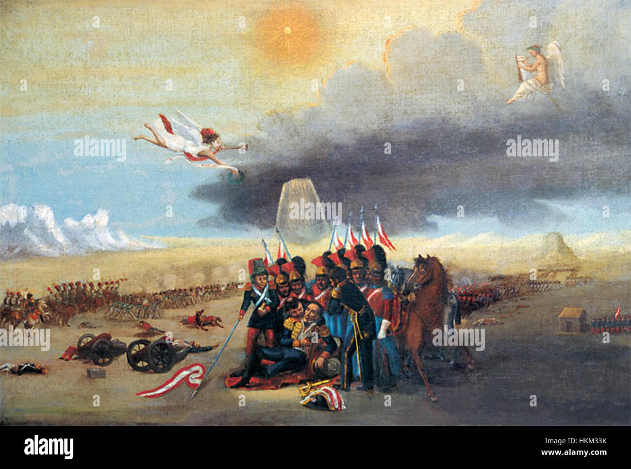 The Battle of Ingavi, a significant conflict during the Bolivian War of ...