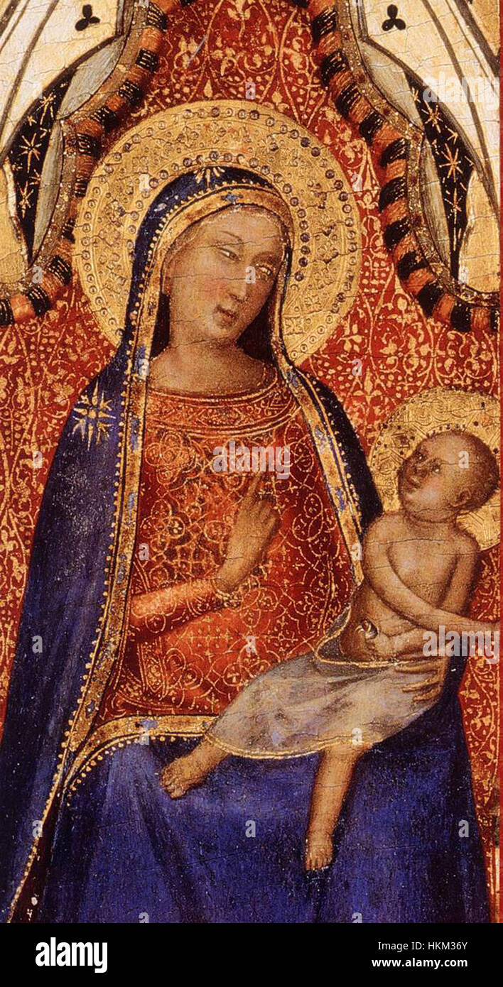 The detail from Bernardo Daddi’s Triptych reveals the artist’s skill in ...