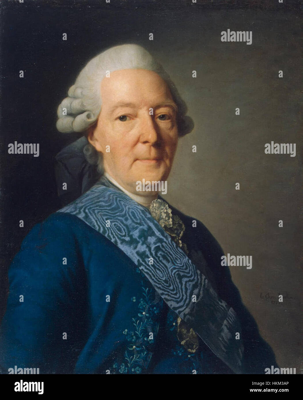 This portrait by Ivan Ivanovich Betskoy features a prominent figure of ...