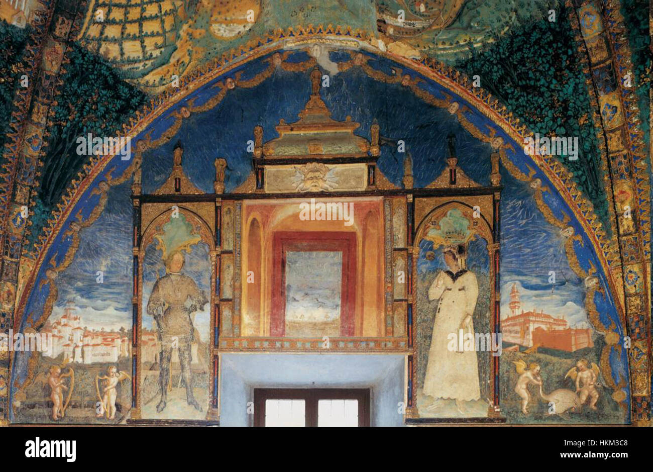 This Renaissance painting by Benedetto Bembo depicts Pier Maria Rossi ...