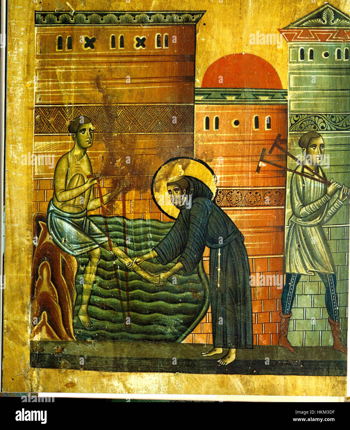 This work by Bonaventura Berlinghieri, known for its religious themes ...