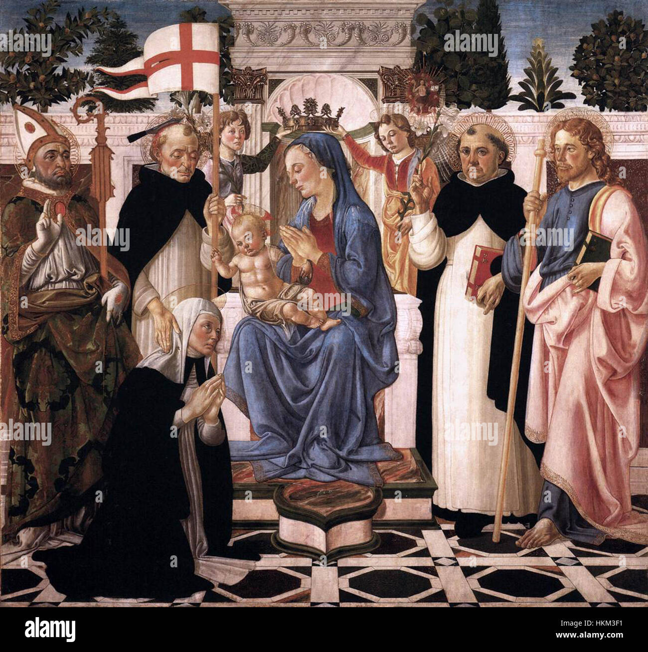 Sketch for an enthroned virgin and child hi-res stock photography and images - Alamy