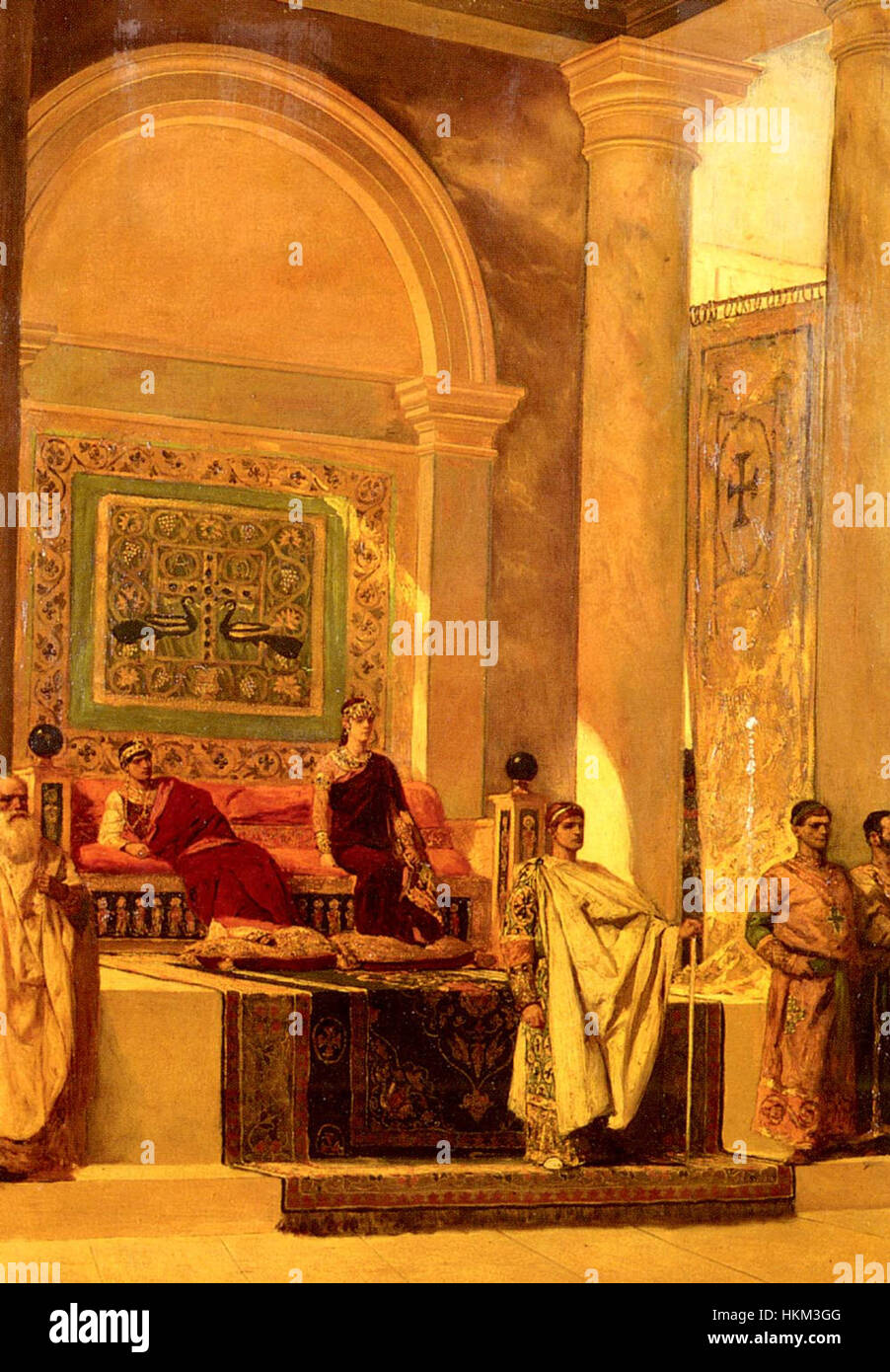 This oil painting by Jean Benjamin-Constant depicts a grand and ...
