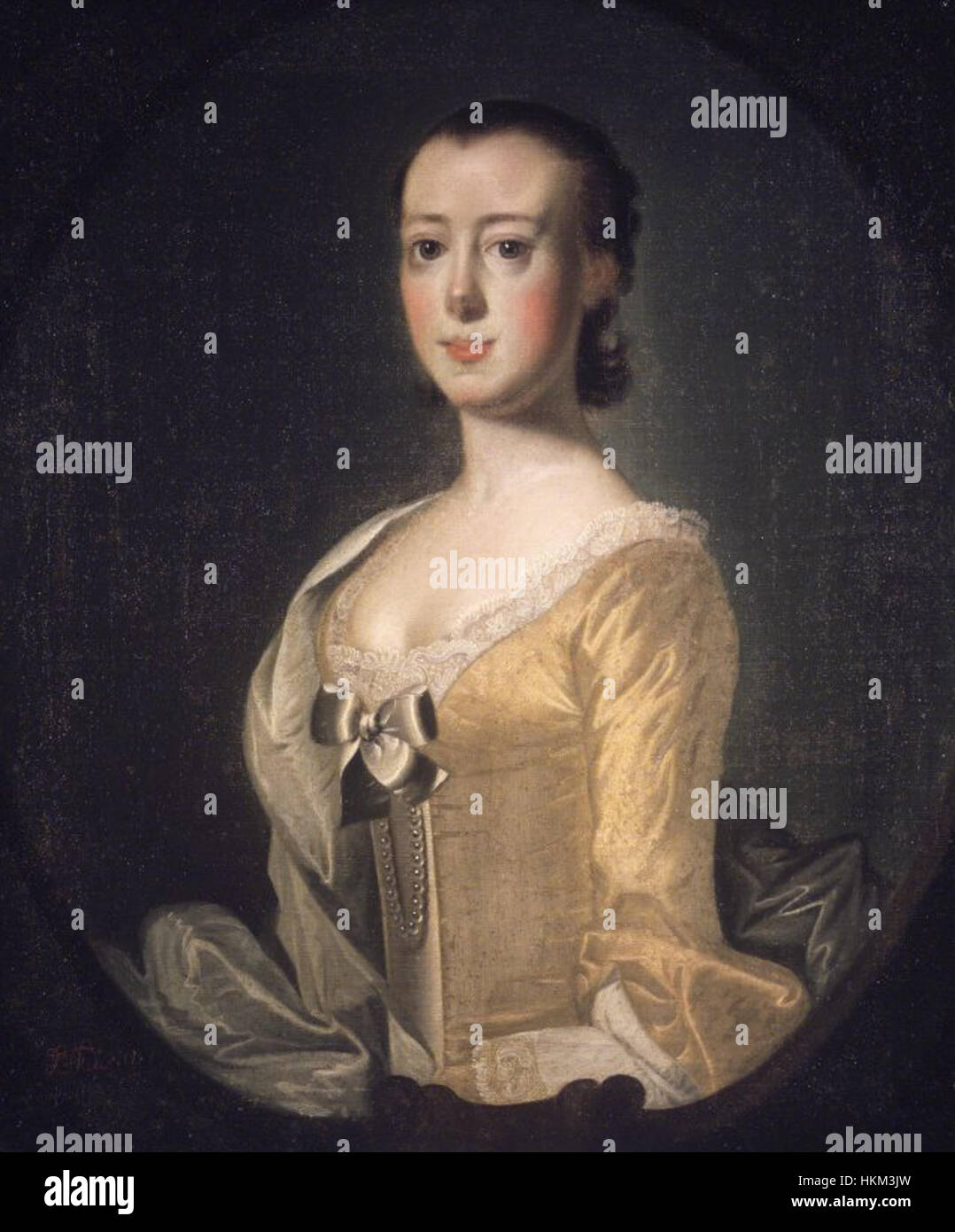 Elizabeth Rothmahler, painted by Jeremiah Theus, is a historical ...