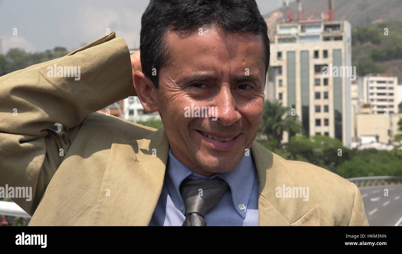 Minority Business Man Posing Stock Photo - Alamy
