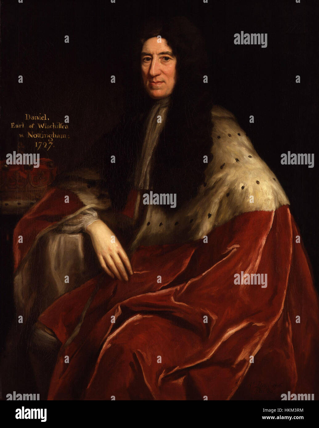 This portrait by Jonathan Richardson depicts Daniel Finch, 2nd Earl of ...