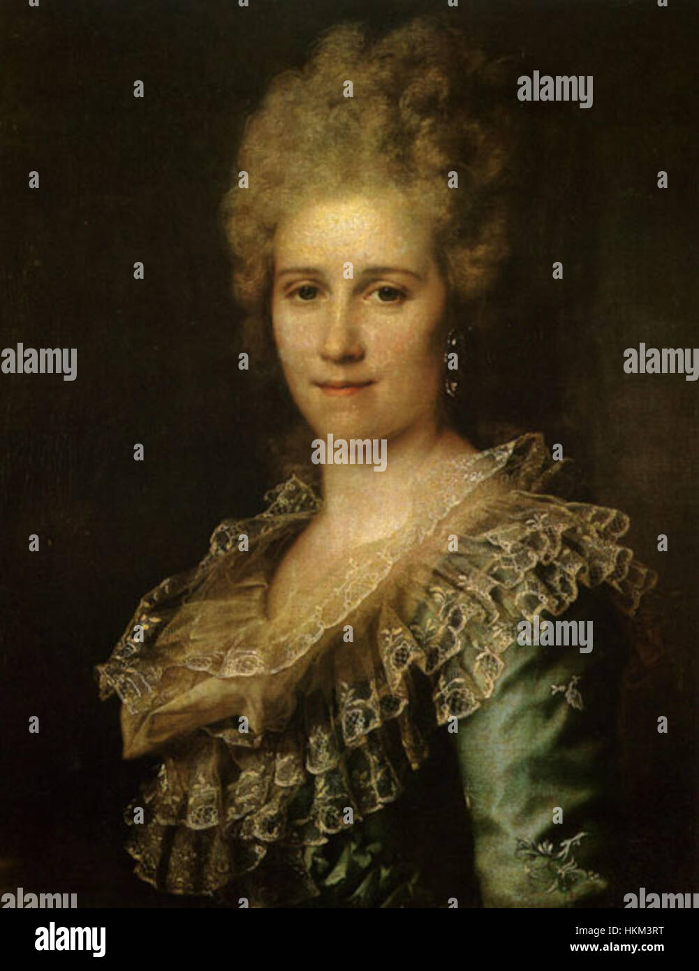 Dmitry Levitzky’s 17th-century painting captures a finely detailed ...