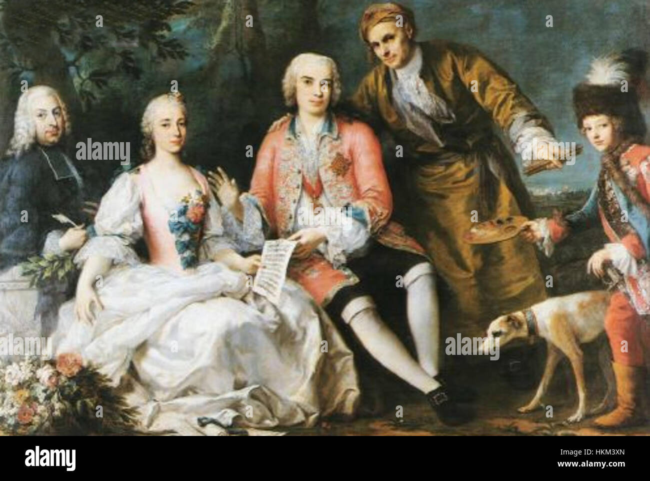 The portrait of Farinelli, the famous 18th-century castrato singer, is ...