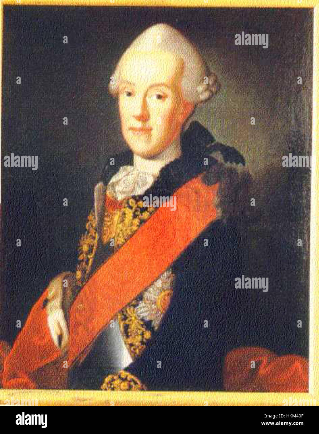 This portrait of Friedrich Karl, Prince of Schwarzburg-Rudolstadt, is a ...