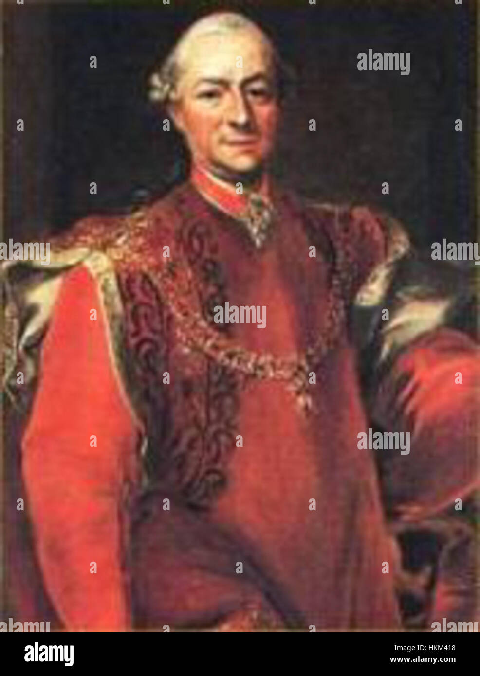 This portrait of Franz Josef I von Liechtenstein, the Prince of ...