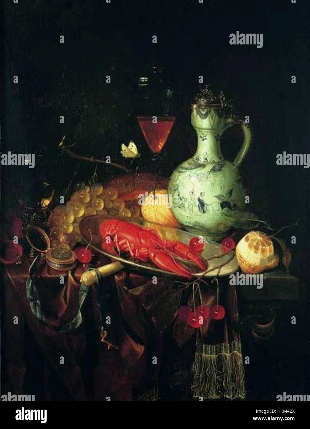 'Still Life with a Lobster' by Gelder is a classic example of 17th ...