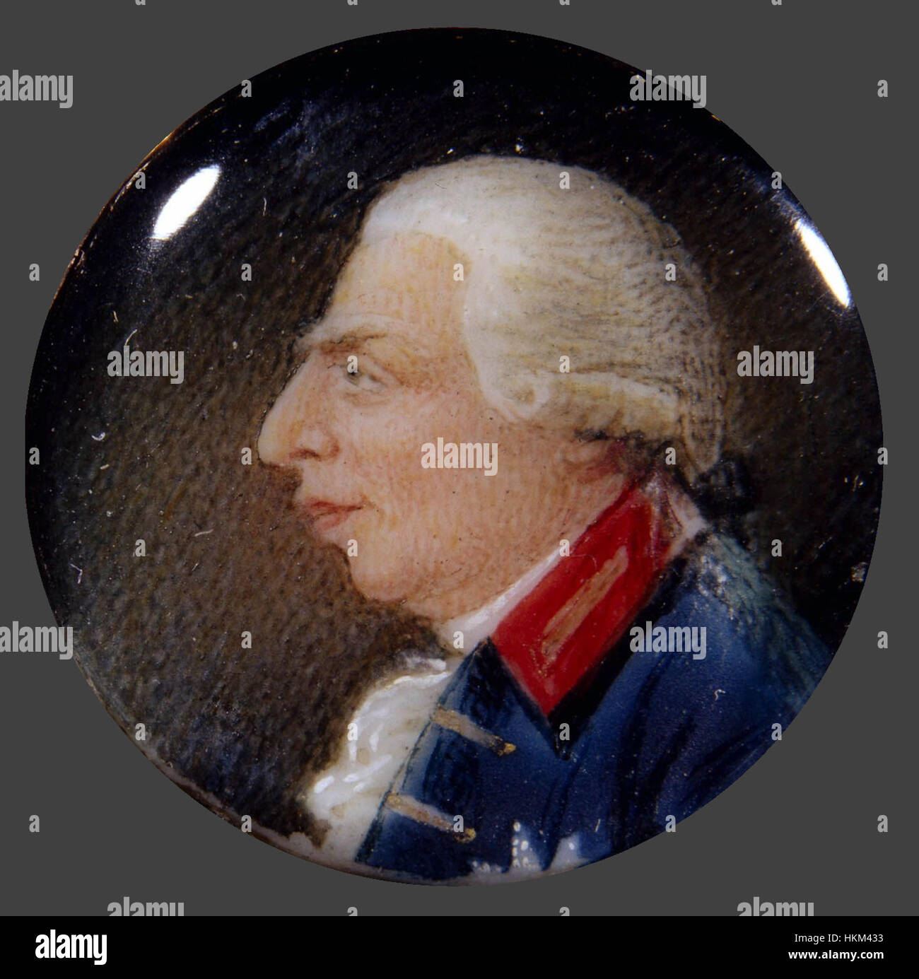 This 18th-century portrait by Richard Collins depicts King George III ...