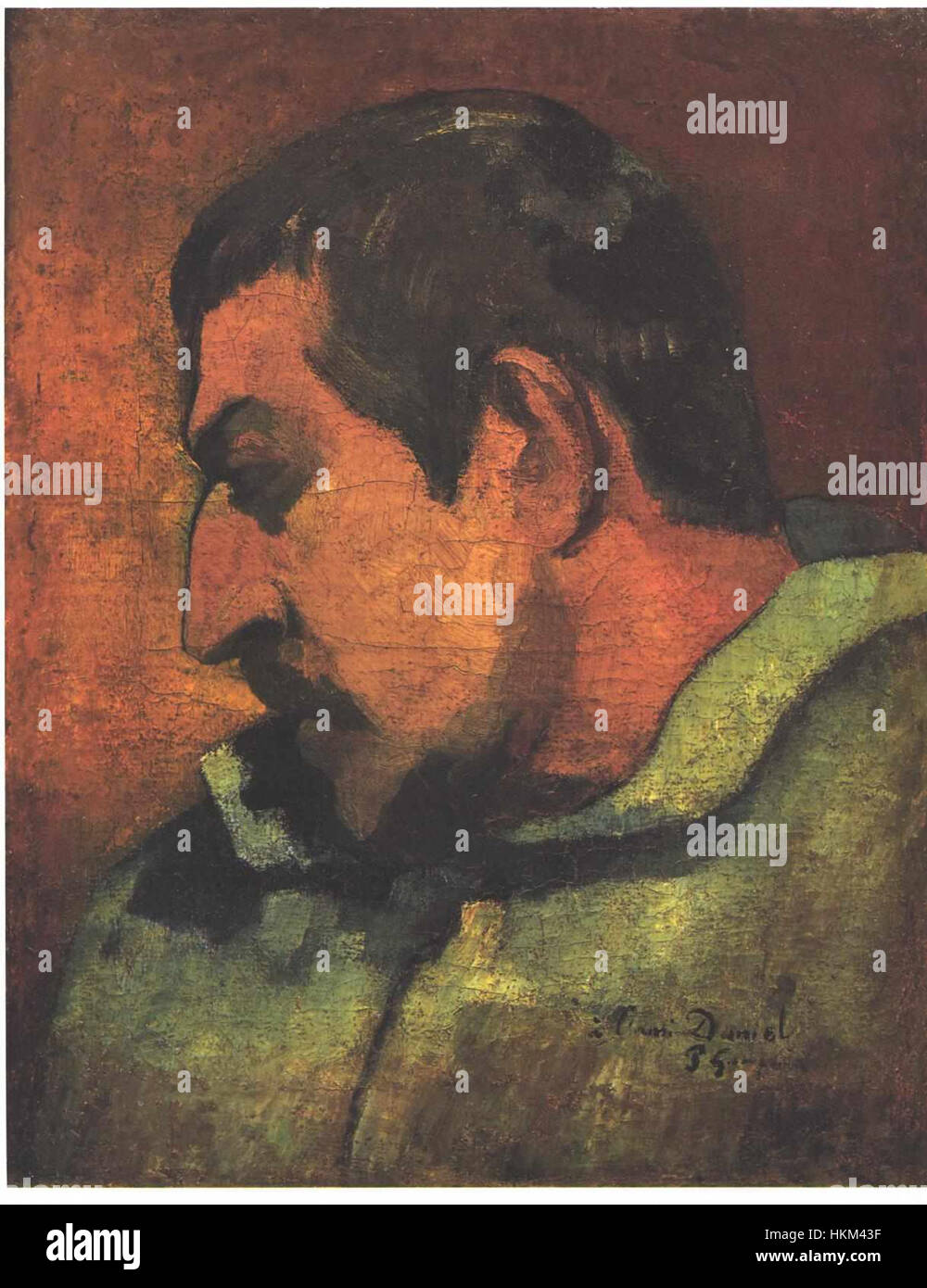 A self-portrait by Paul Gauguin, titled *Self-Portrait Dedicated to His ...