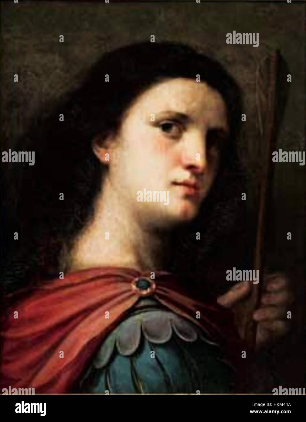 'Young Man with Arrow' by Giorgione is a renowned painting from the ...