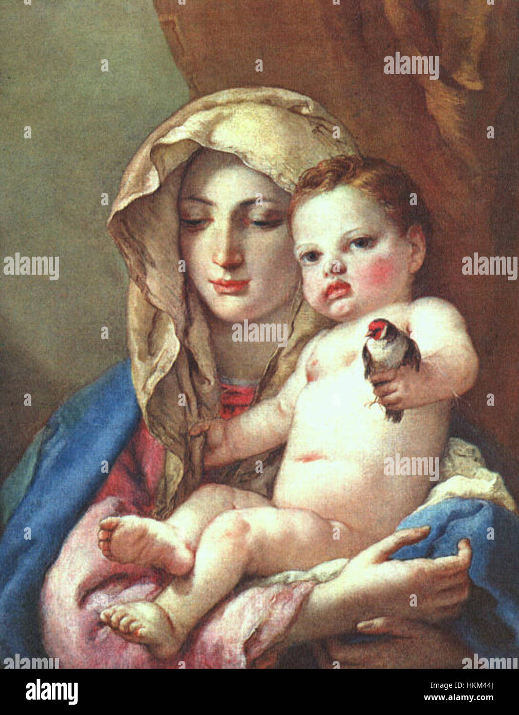 Giovanni Battista Tiepolo’s *Madonna of the Goldfinch* is a Baroque ...