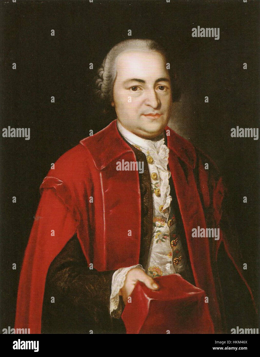 This painting by Heinrich Friedrich Delius, created between 1770 and ...