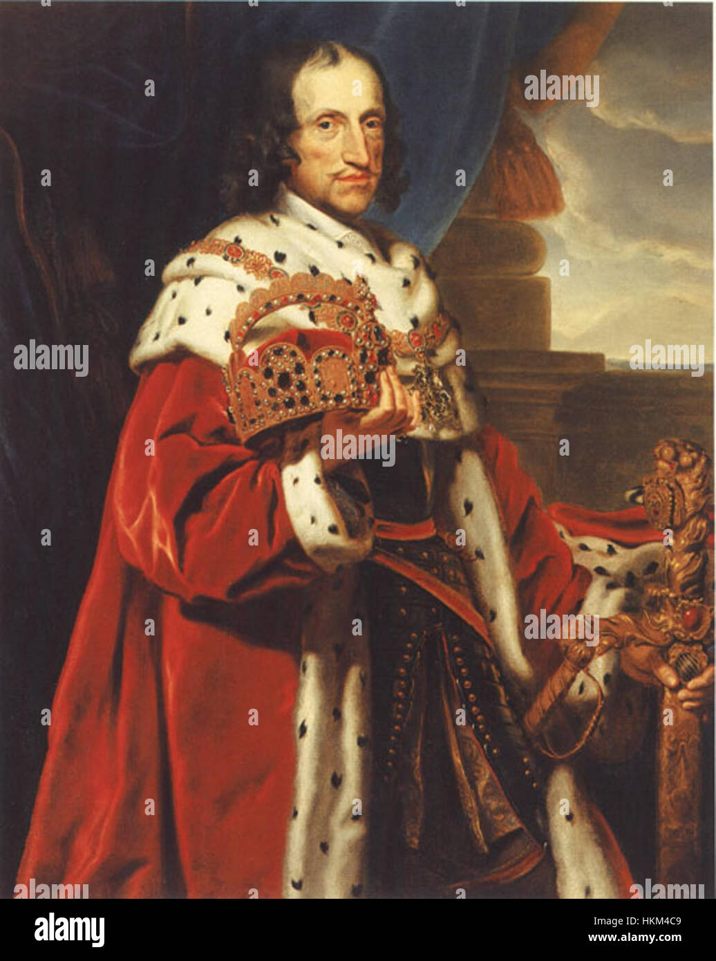 This portrait of Karl Ludwig von der Pfalz, a notable figure in 17th ...