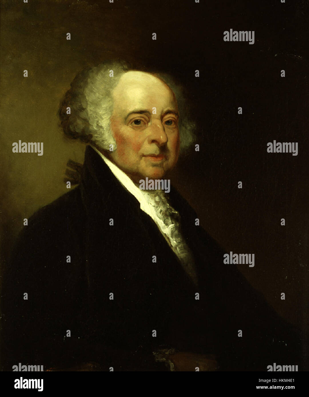 This reverse image of John Adams, created by Andrews, presents a unique ...