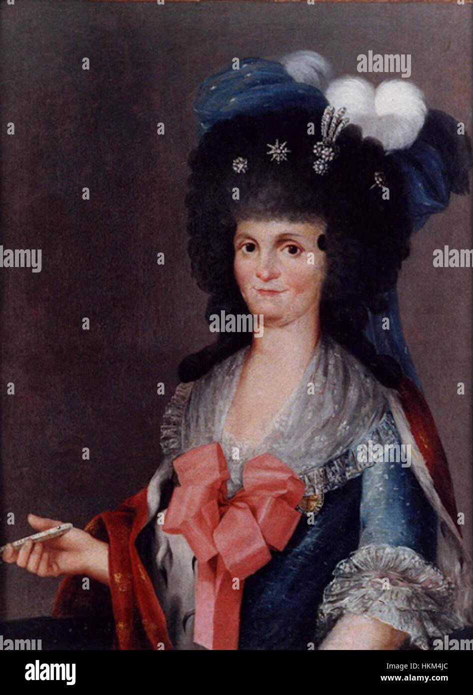 This portrait of Maria Luisa of Parma by Spanish artist Carnicero ...