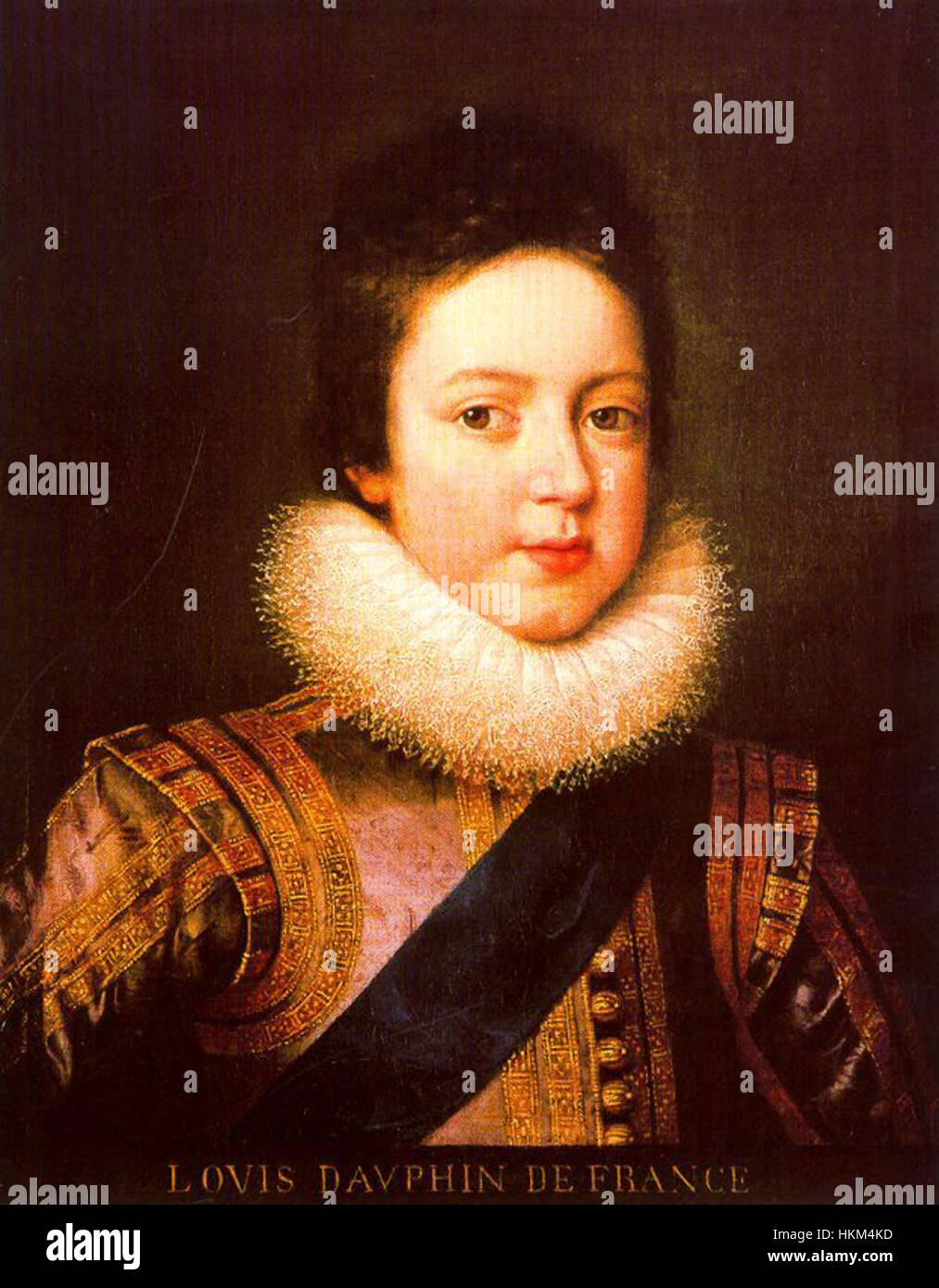 This portrait of Louis XIII as dauphin, painted by F. Pourbus, captures ...