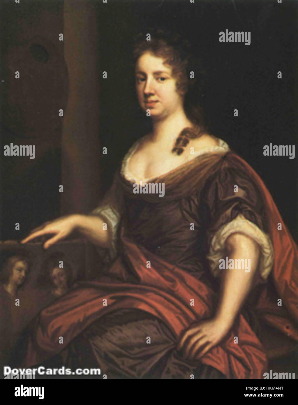 This portrait by Mary Beale features a subject in the traditional style ...